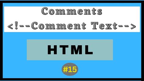 Comments Tag In Html Hindi Youtube