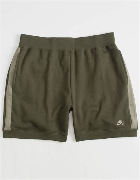 Nike Sb Mens Sweat Shorts Olive Tillys