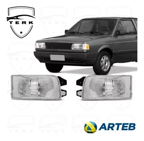 Par Farol Original Saveiro Quadrado Arteb Parcelamento Sem Juros