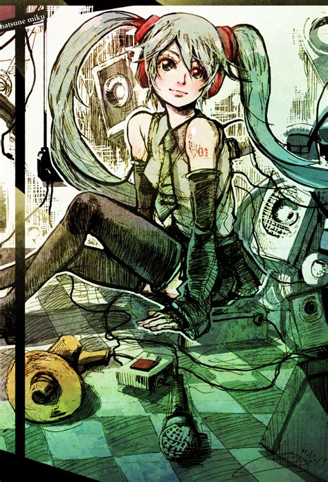 Hatsune Miku Vocaloid Drawn By Busanterious Dirty Star Danbooru