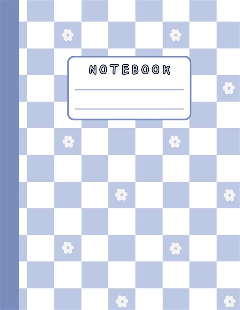 Stylish Blue Notebook For Note Writing Paper