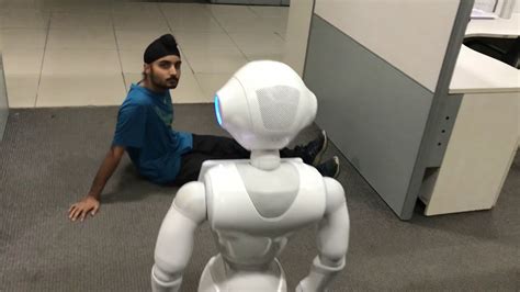 Pepper Robot Fallen Person Detection Youtube