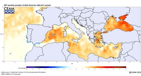 Mediterranean Sea Surface Temperature Climatology Ceamed