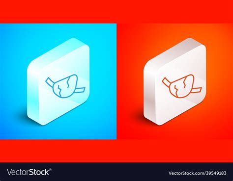 Isometric Line Pirate Eye Patch Icon Isolated Vector Image