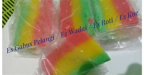 157 Resep Es Wadai Pelangi Enak Dan Mudah Cookpad