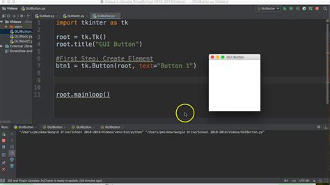 Python 3 Tkinter Gui Button Youtube