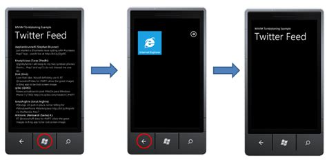 A Simple Windows Phone 7 MVVM Tombstoning Example