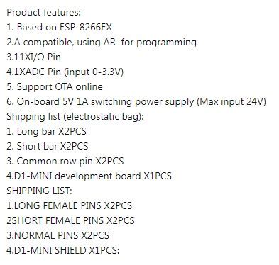 Esp8266 Esp 12 Esp12 Wemos D1迷你模块wemos D1迷你wifi开发板 Buy Esp8266 Esp