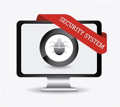 Security System Design Premium Vector
