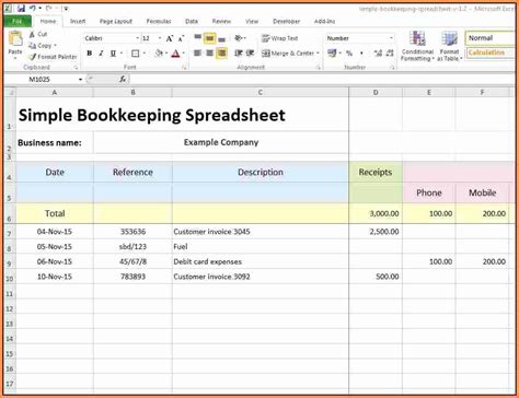 50 Excel Spreadsheets For Small Business Ufreeonline Template