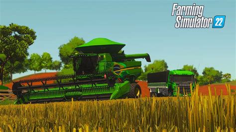 COLHEITA DE AVEIA FAZENDA MADUREIRO ROWCROP FARMING SIMULATOR 22 YouTube