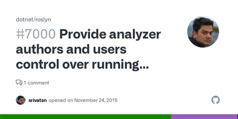 Provide Analyzer Authors And Users Control Over Running Analyzers In