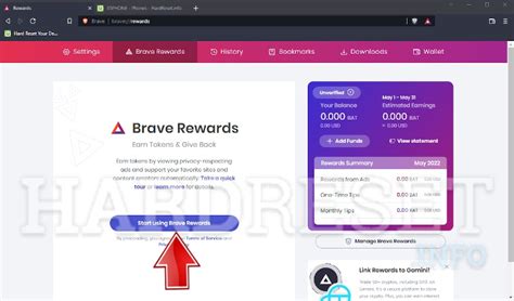 How To Enable Brave Rewards On Brave HardReset Info