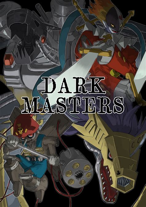 Metalseadramon Mugendramon Piemon Pinochimon Digimon Wood Highres Cyborg Dark Masters