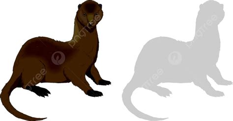 Mink Clipart Hd Png Mink Print And Cut Vectors Fauna Vectors Mammal