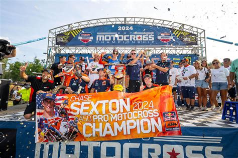 Red Bull Ktm Factory Racings Chase Sexton Crowned Ama Pro Motocross