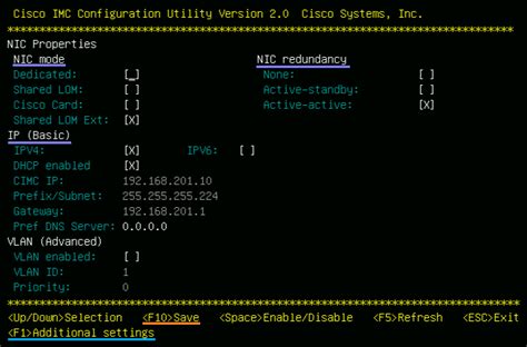 UCS UCS C Series サーバーのCIMC初期設定方法について Cisco Community