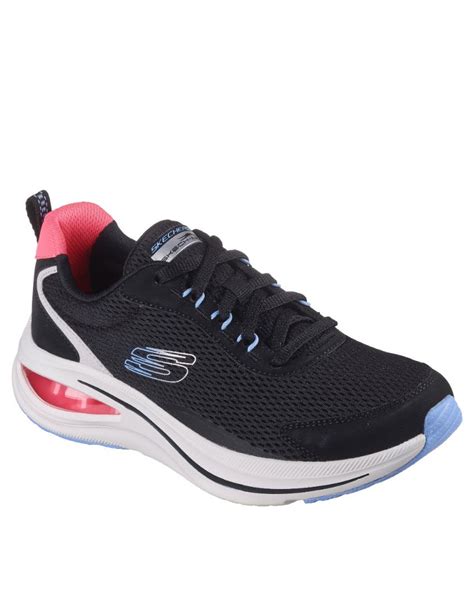 Shop Skechers Skech Air Meta In Black