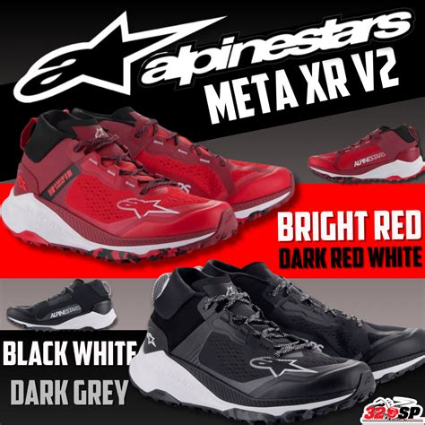 รองเท้าขับขี่มอเตอร์ไซค์ Alpinestars Meta Xr V2 Shoes สีใหม่ล่าสุด ของ