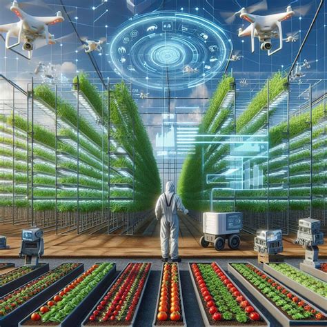 Premium Photo Agriculture Farming Technology Concept