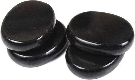 Windfulogo 4pcs Hot Massage Stones Set Natural Basalt