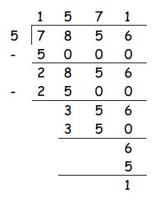 Year Unit Divide Three Digit And Four Digit Numbers By A One Digit Number Using Efficient