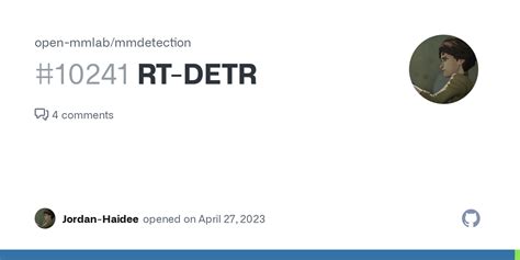 RT DETR Issue 10241 Open Mmlab Mmdetection GitHub