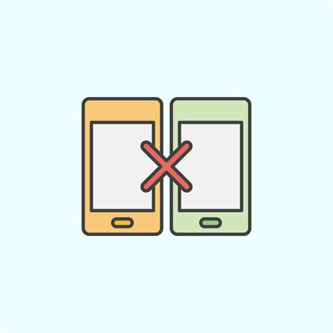 Phone Sync Remove Color Vector Icon Vector Illustration On White Background 21536634 Vector