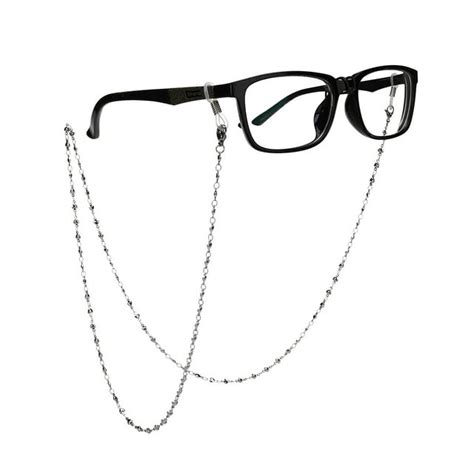 Solid Hearts Stainless Steel Eyeglass Chain Glasses Necklace Cord Strap