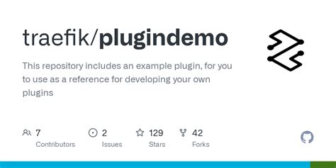 Github Traefik Plugindemo This Repository Includes An Example Plugin For You To Use As A
