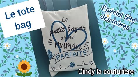 Tuto couture facile Coudre un tote bag Cindy la couturière tuto