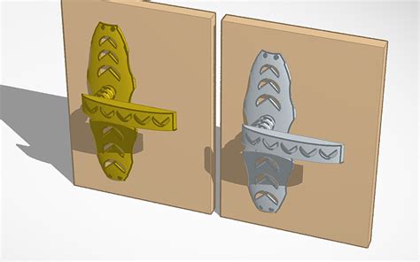 3d Design Luxury Door Handle Tinkercad