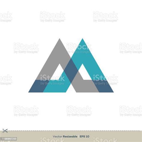 M 편지 로고 템플릿 일러스트 디자인입니다 벡터 Eps 10 로고에 대한 스톡 벡터 아트 및 기타 이미지 로고 산봉우리