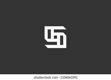 Number 5 Unique Logo Design Stock Vector Royalty Free 2106063392