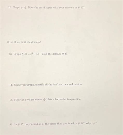 Solved Given Fx2x3−3x2−12x4 1 Find All X Values Where