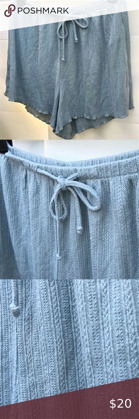 Hilly Hicks Textured Knit Lounge Sleep Shorts Clothes Design Fashion