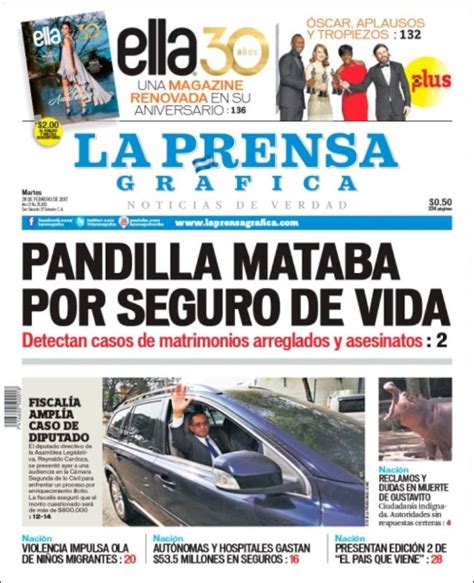 La Prensa Gráfica El Salvador Martes 28 De Febrero De 2017 Infobae