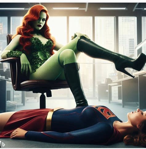 Poison Ivy And Supergirl Ai By Krogan123 On Deviantart