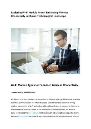 Wi Fi Modules Pdf Internet Computing
