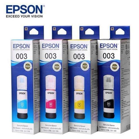 Epson T Original Refil Ink Black C M Y For Printer L L