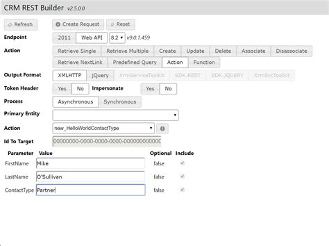xrm formula 200 hello world using custom actions · north52 support