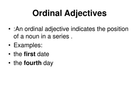 Ppt Nouns That Behave Like Adjectives Powerpoint Presentation Free