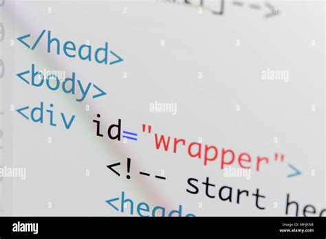 real html code developing screen programing workflow abstract