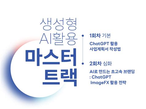 M클래스 창업 생성형 Ai 활용 마스터 트랙