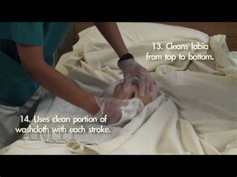 CNA Skill Perineal Care Female Peri Care YouTube