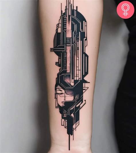 Tron Circuitry Tattoo