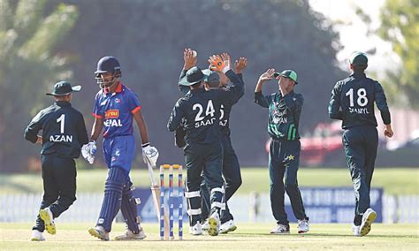 Zeeshan Takes Six As Pakistan Down Nepal In U 19 Asia Cup