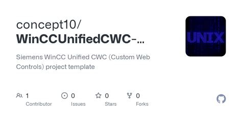 GitHub Concept10 WinCCUnifiedCWC Template Siemens WinCC Unified CWC