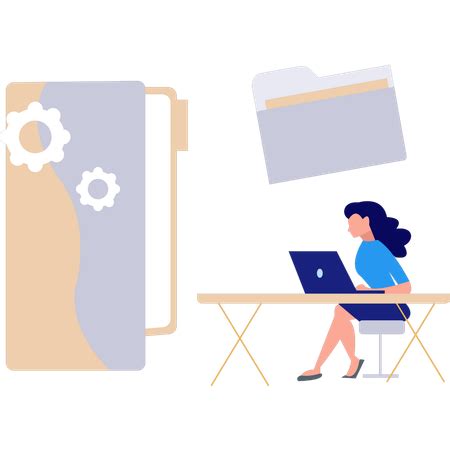 File Management Illustrations Free Download In SVG PNG