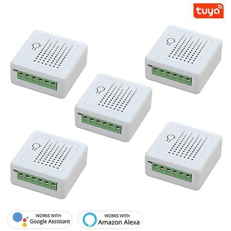 16A Tuya Wifi Mini Diy Smart Switch Led Light Smart Life Push Module